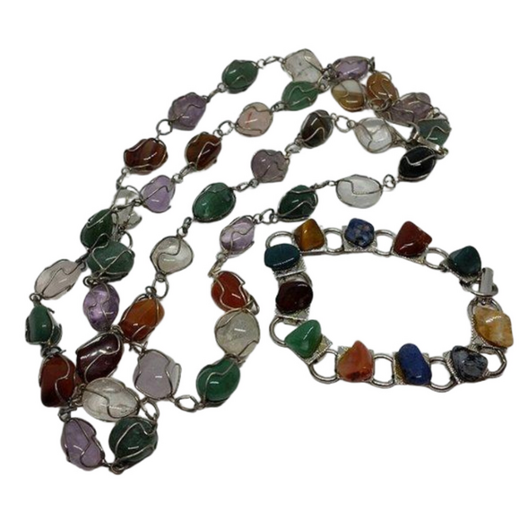 Vintage | Jewelry | Curated Bundle Vintage Artisan Natural Gemstones ...